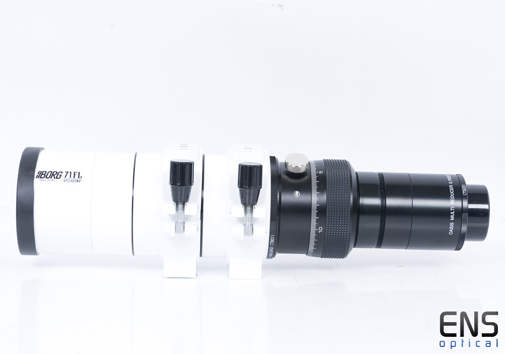 Borg Hutech 71FL F3.9 APO Fluorite Astrograph Refractor & 7870 0.7 Reducer